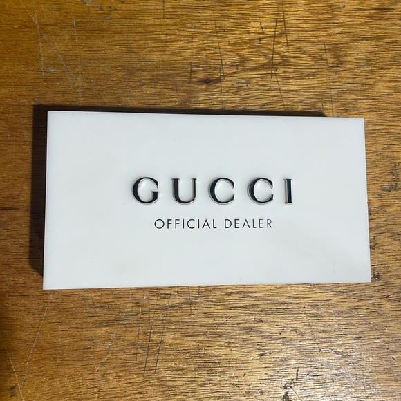 Gucci | Accents | Brand New Gucci Retail Official Dealer Block Signage ...